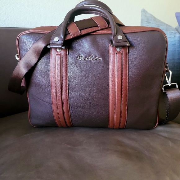 Robert Graham | Bags | Luxury Leather Briefcase | Poshmark